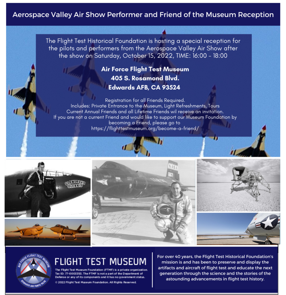 Events - FLIGHT TEST HISTORICAL FOUNDATION