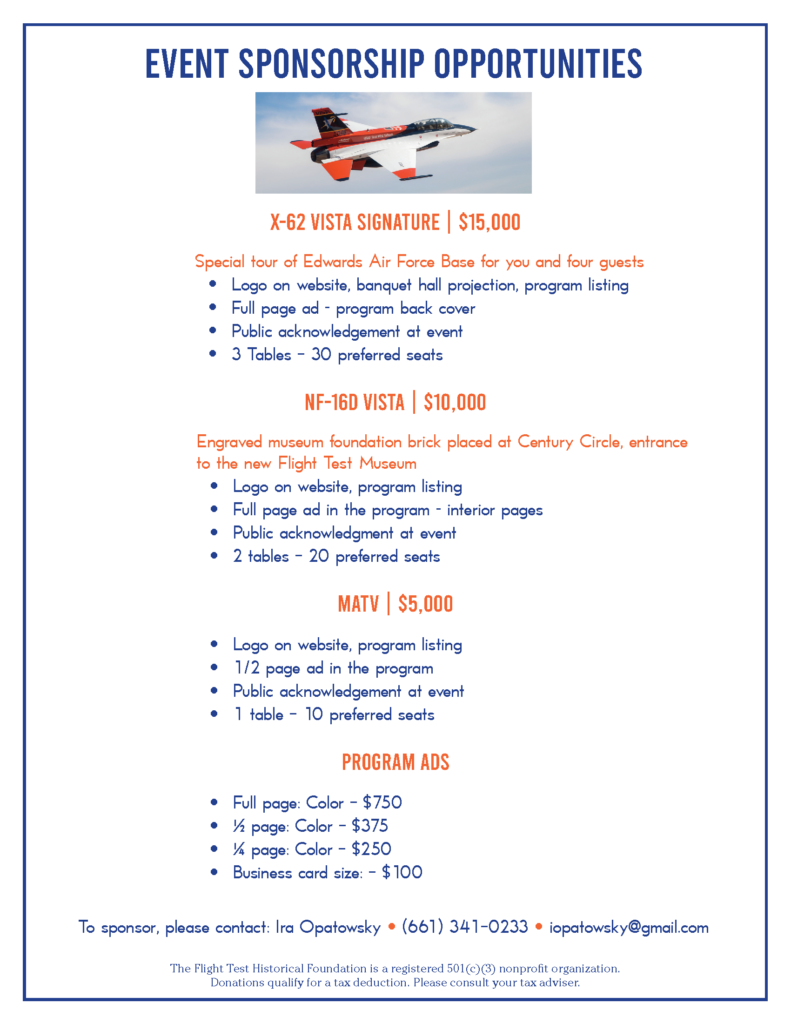2024 Gathering of Eagles - FLIGHT TEST HISTORICAL FOUNDATION